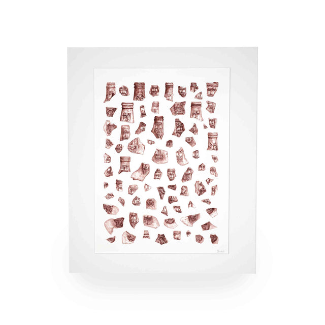 Bartmann Faces A3 print – London Museum