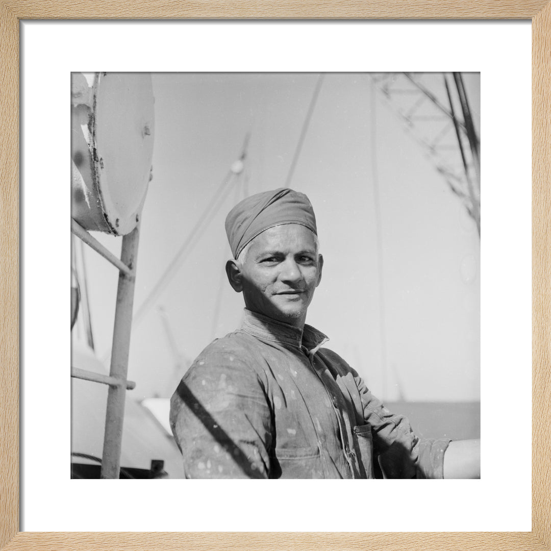 An Indian 'lascar' seaman at King George V Dock 1959 – London Museum