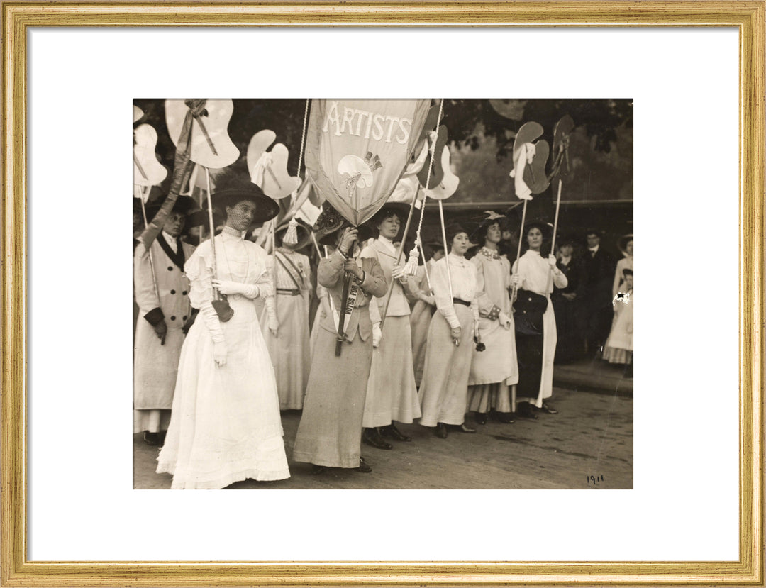 WSPU procession 23 July 1910 – London Museum