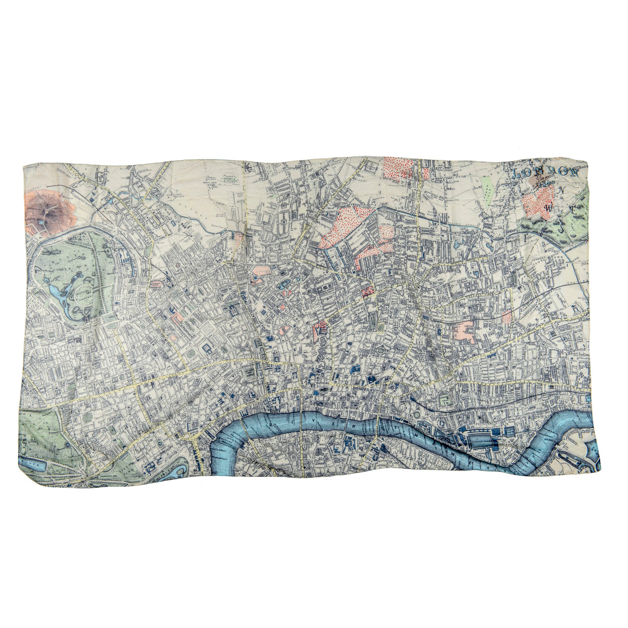 Scarf Vintage London Map – London Museum